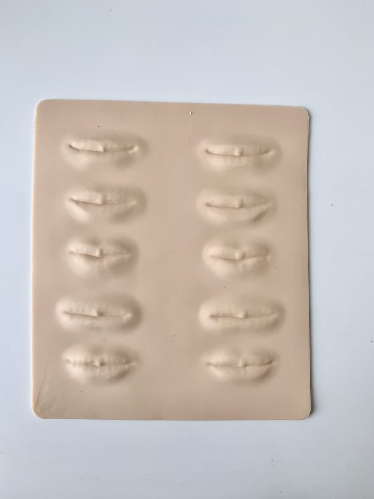Practice mats- Lips - Cosmetic Tattoo Academy bySTELLA